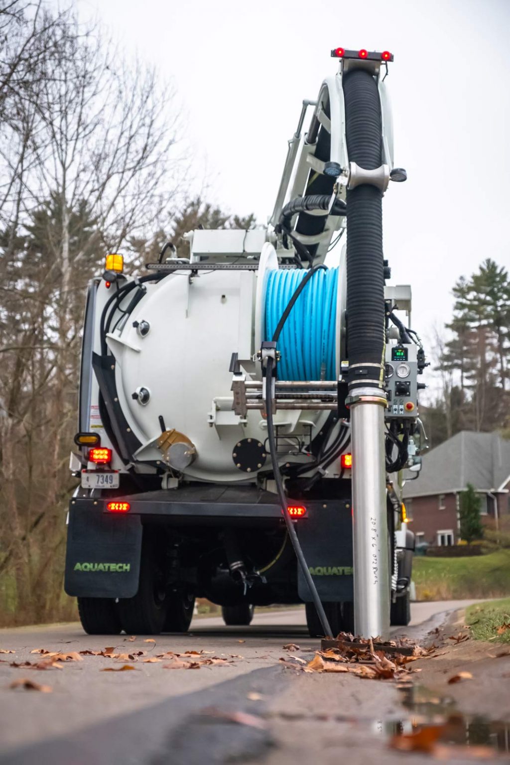 Rear-mounted Hose Reel Combination Sewer Cleaner - Aquatech